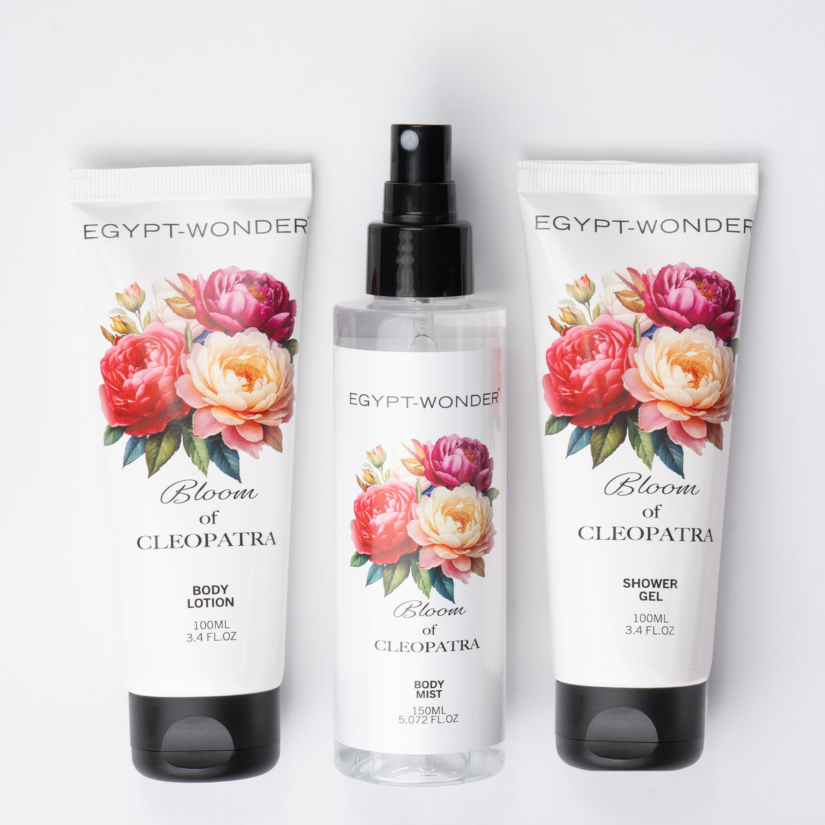 EGYPT-WONDER Bloom of Cleopatra – set with shower gel, lotion & body mist